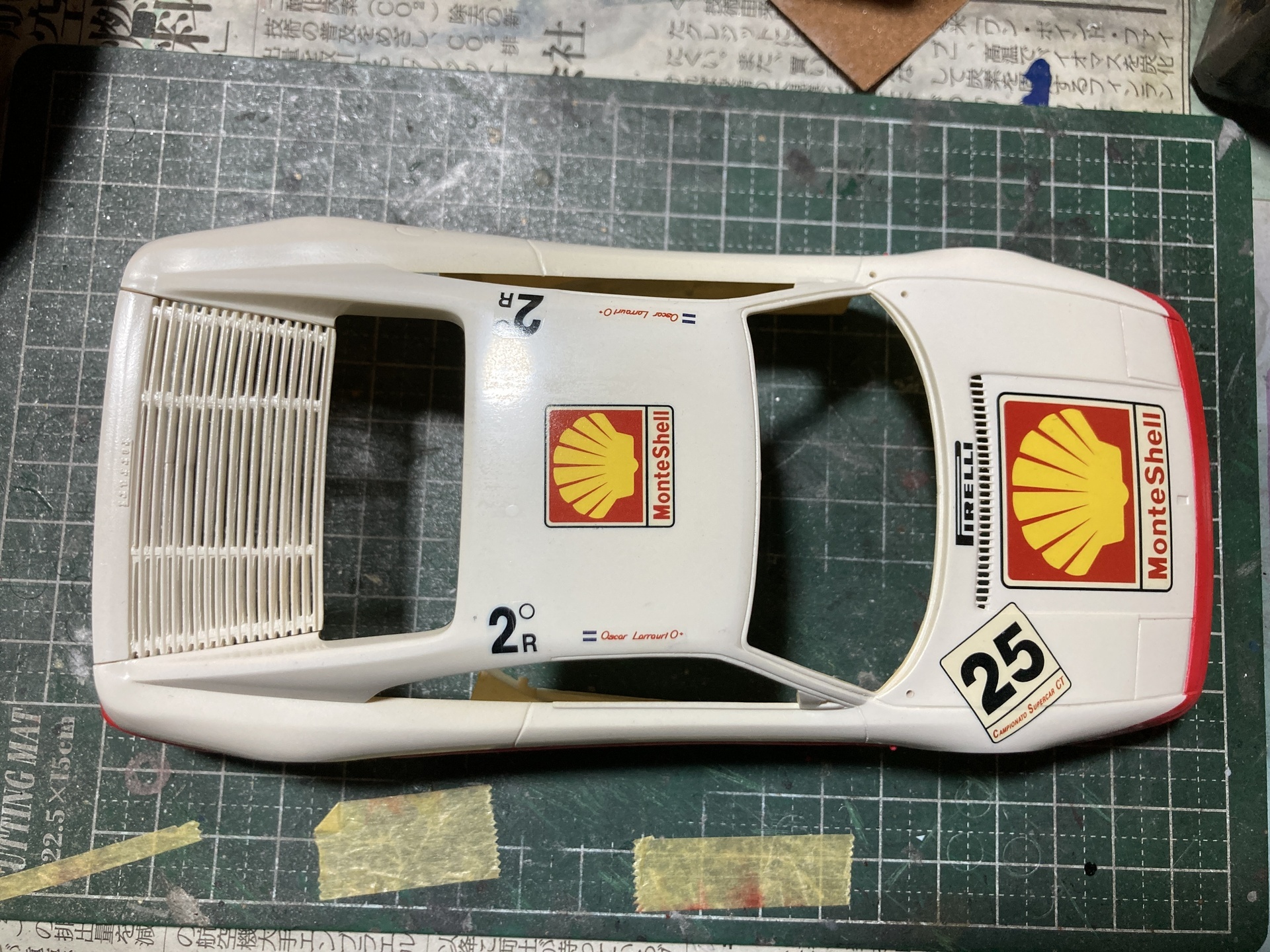 1/24 FUJIMI フェラーリ348tb GT-2 デカール作業: RADACとBL5と模型のブログ（Seesaa）